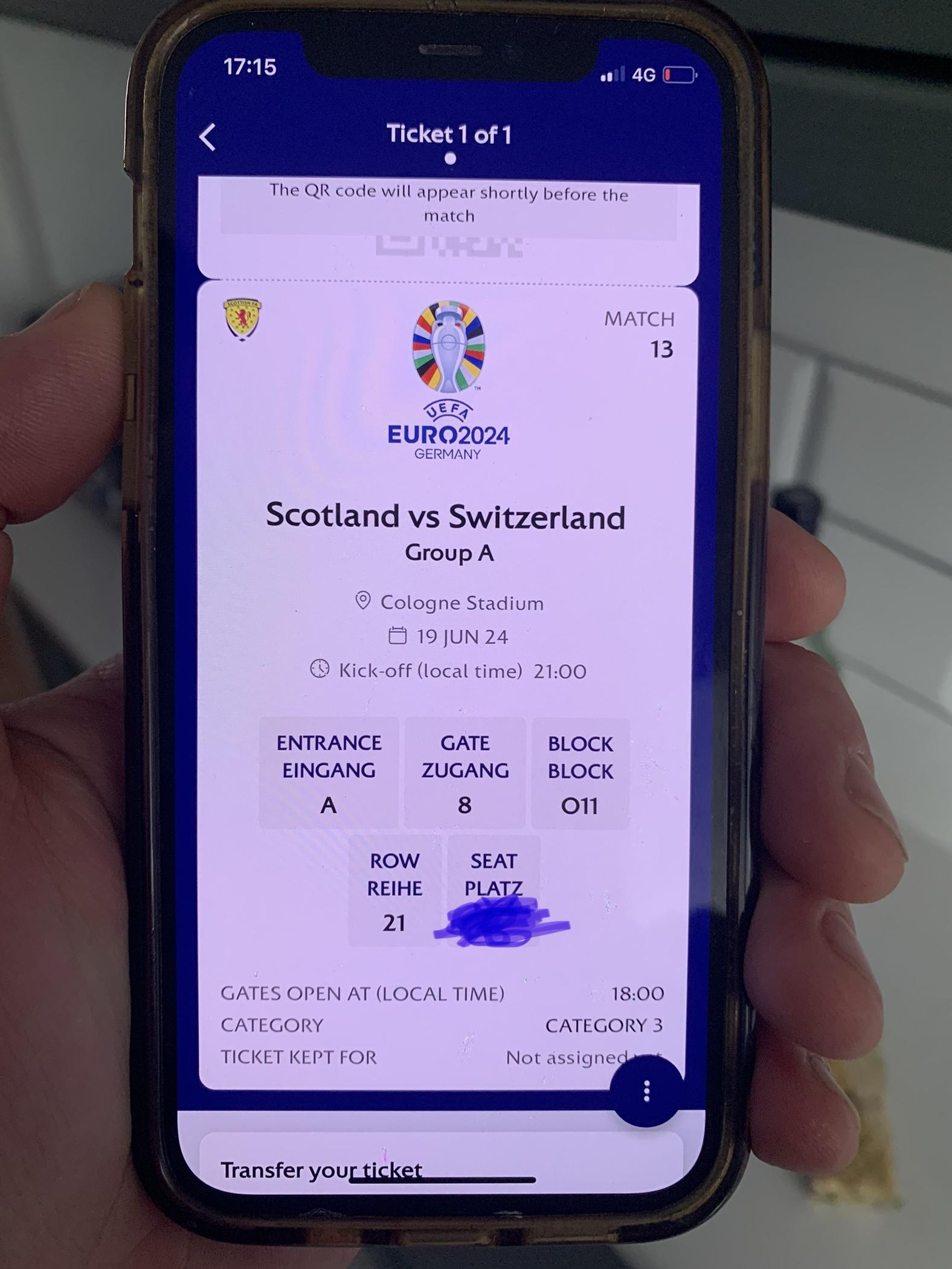 2x Scotland v Switzerland tickets available - Euro 2024 - Tartan Army ...