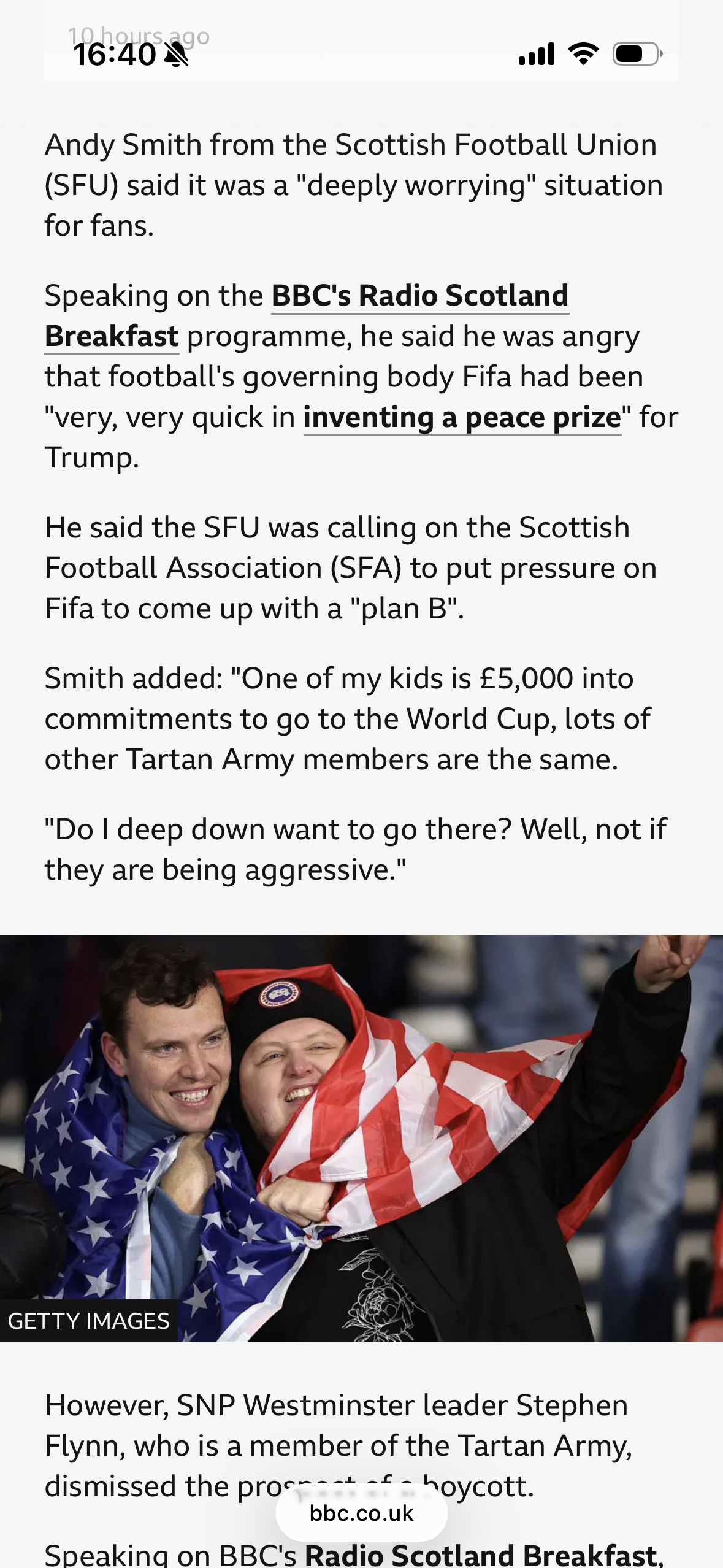 Trump could ruin this 2026 world cup - Page 11 - TA specific - Tartan ...